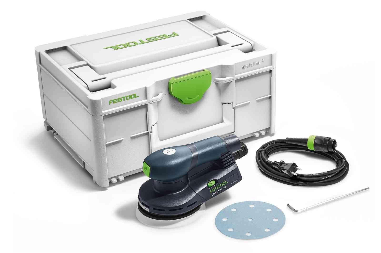 Festool ETS EC 125/3 EQ-Plus 125mm (5") Compact Brushless Finish Sande ...